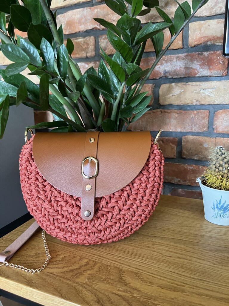 Torebka ''Olga'' hand made - SznurkoweLove- Justyna Pluskota